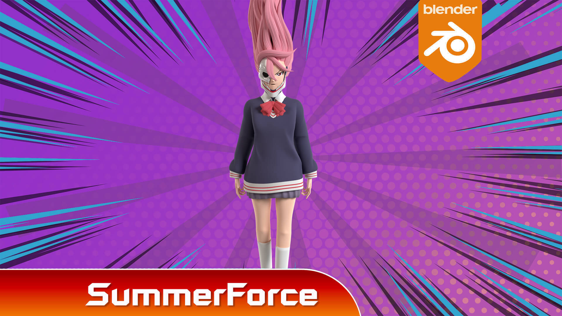 Aira Acrobatic Silky Powers - Dandadan 3D Model by Summerforce