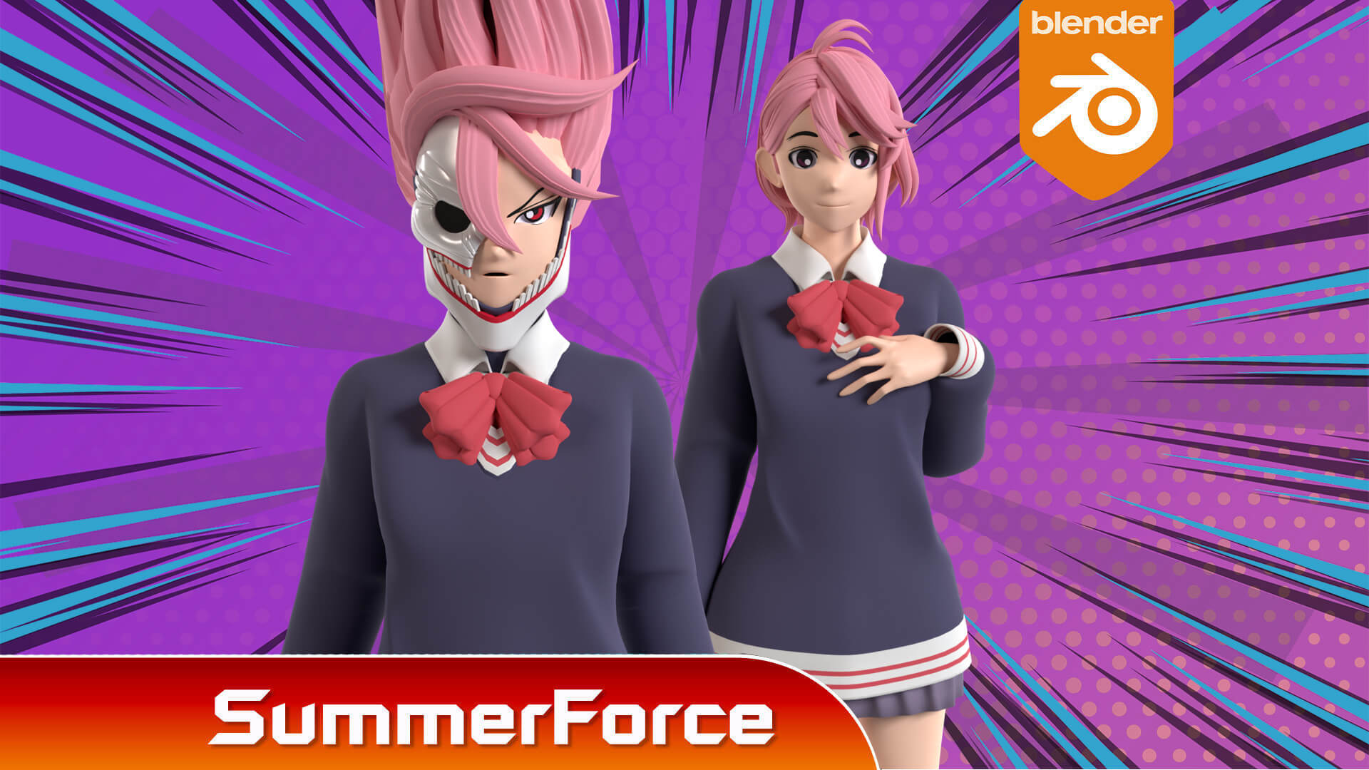 Aira Acrobatic Silky Powers - Dandadan 3D Model by Summerforce