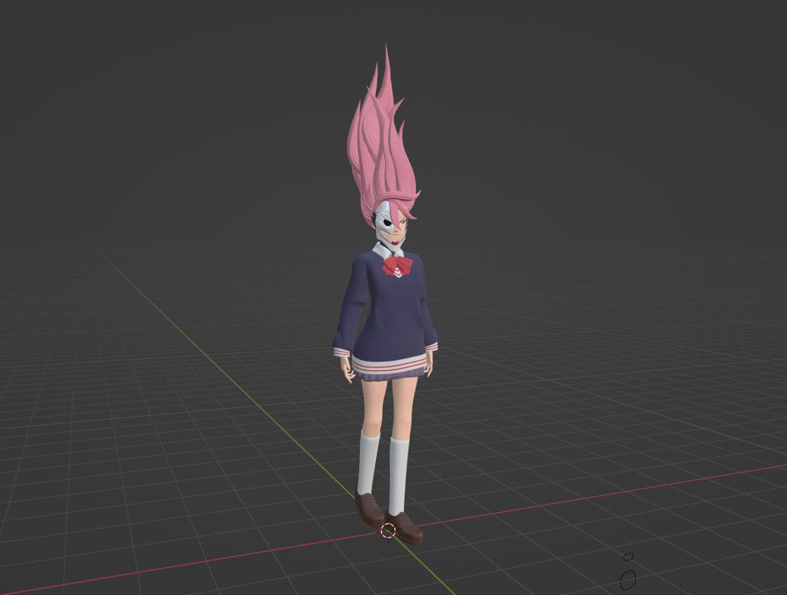 Aira Acrobatic Silky Powers - Dandadan 3D Model by Summerforce