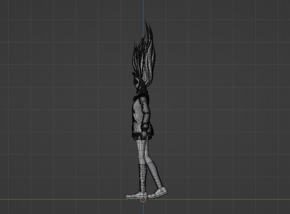 Aira Acrobatic Silky Powers - Dandadan 3D Model by Summerforce