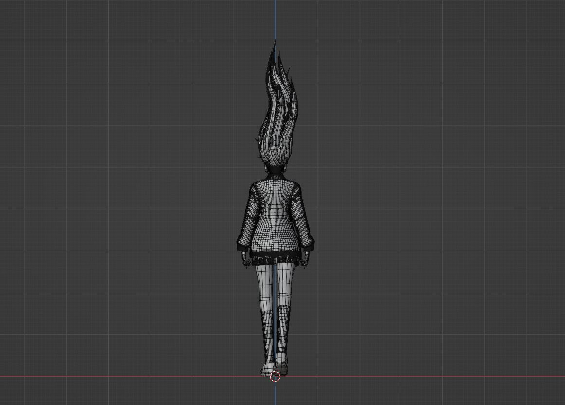 Aira Acrobatic Silky Powers - Dandadan 3D Model by Summerforce