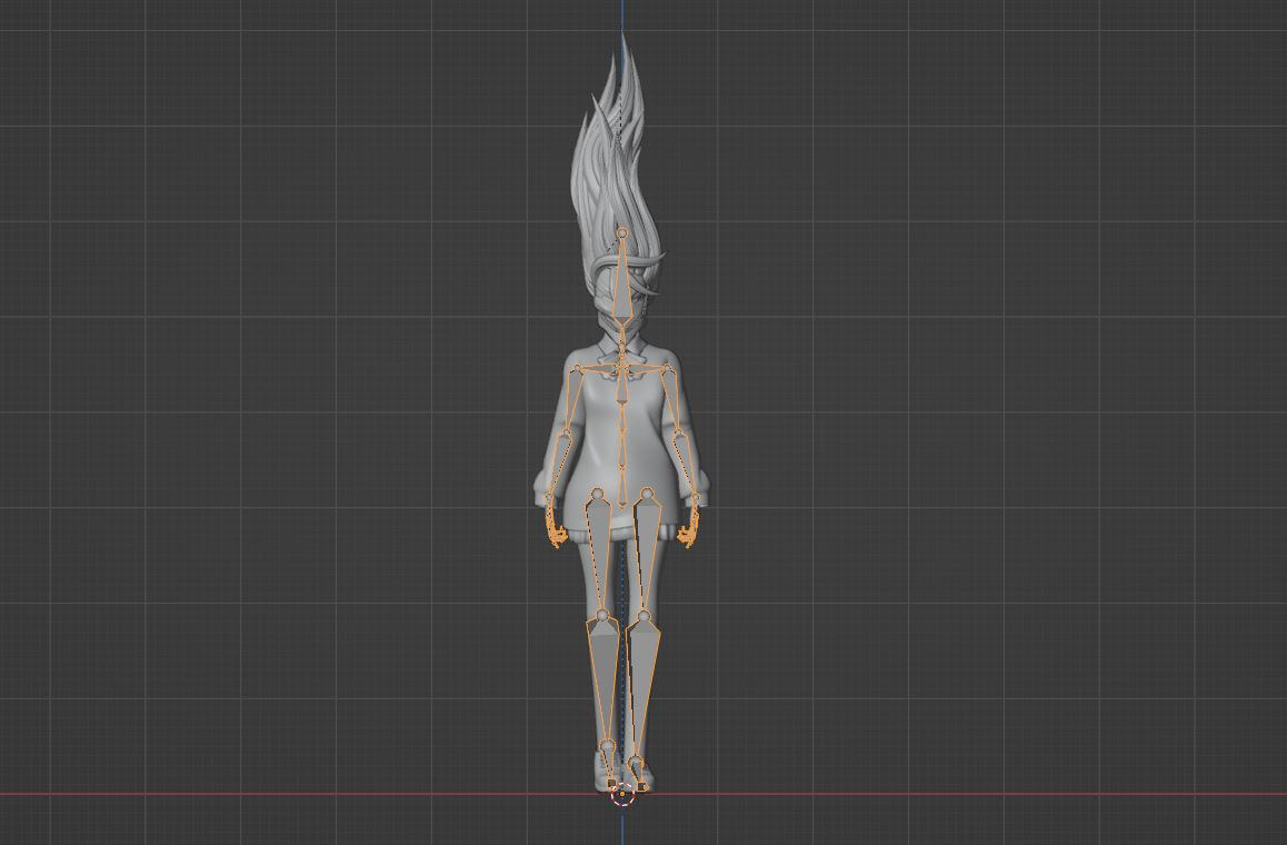 Aira Acrobatic Silky Powers - Dandadan 3D Model by Summerforce