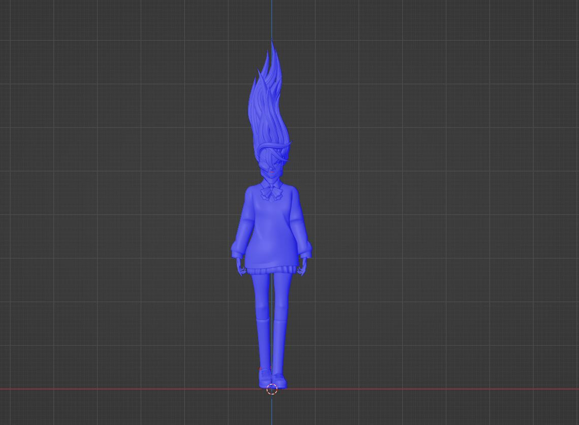 Aira Acrobatic Silky Powers - Dandadan 3D Model by Summerforce