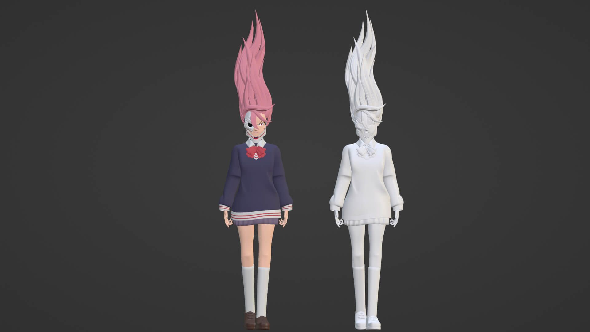 Aira Acrobatic Silky Powers - Dandadan 3D Model by Summerforce