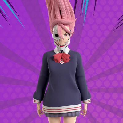 Aira Acrobatic Silky Powers - Dandadan 3D Model by Summerforce