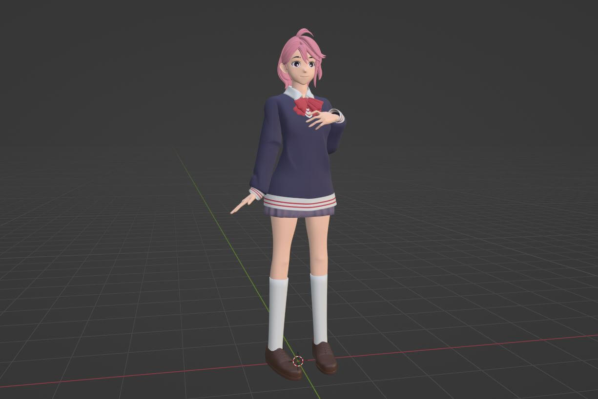 Aira Shiratori - Dandadan 3D Model by Summerforce