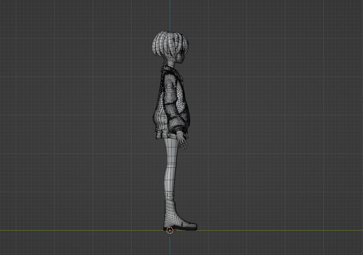 Amate Yuzuriha - Gundam Gquuuuuux 3D Model by Summerforce