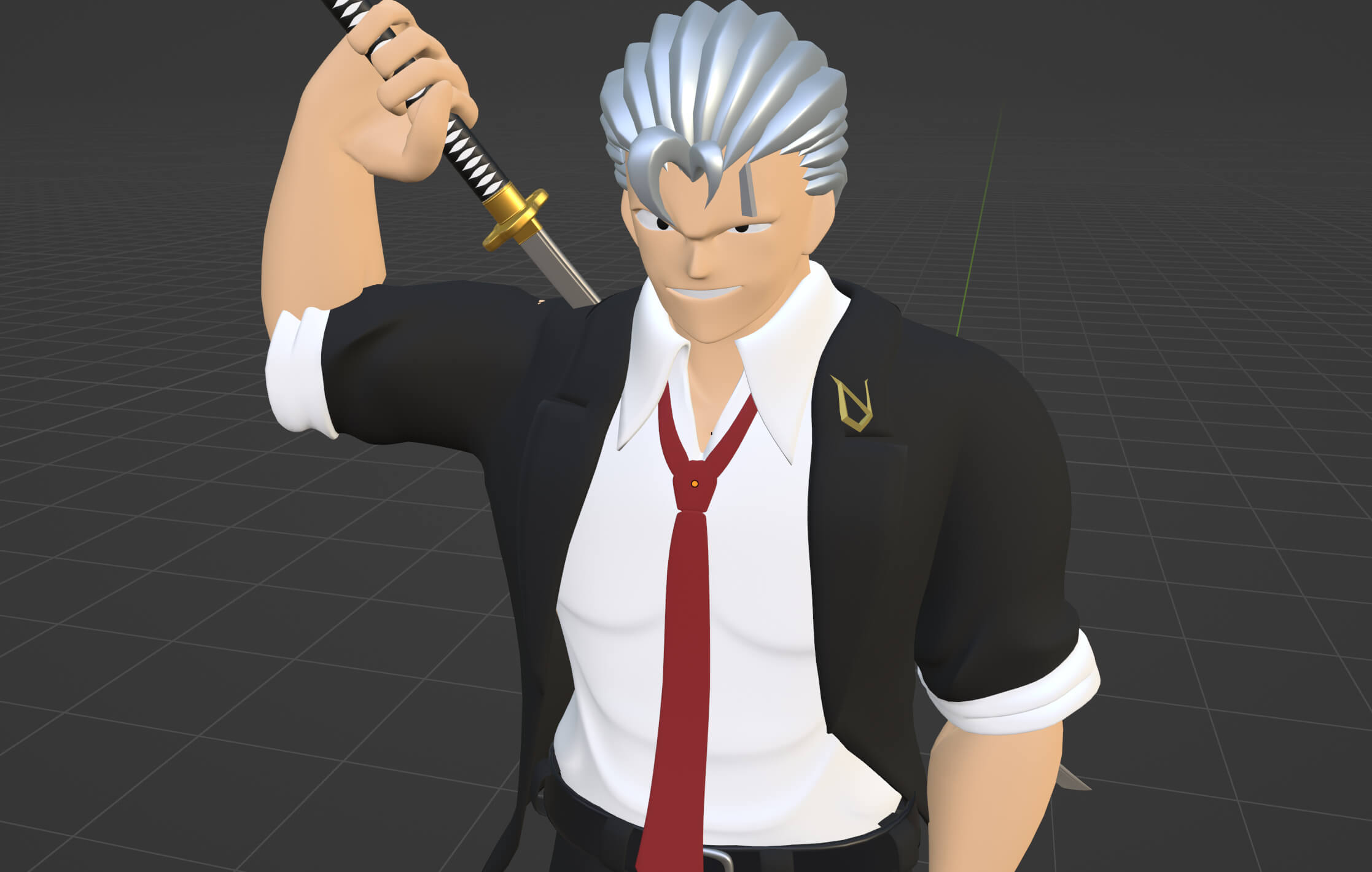 Andy - Undead Unluck 3D Model by Summerforce