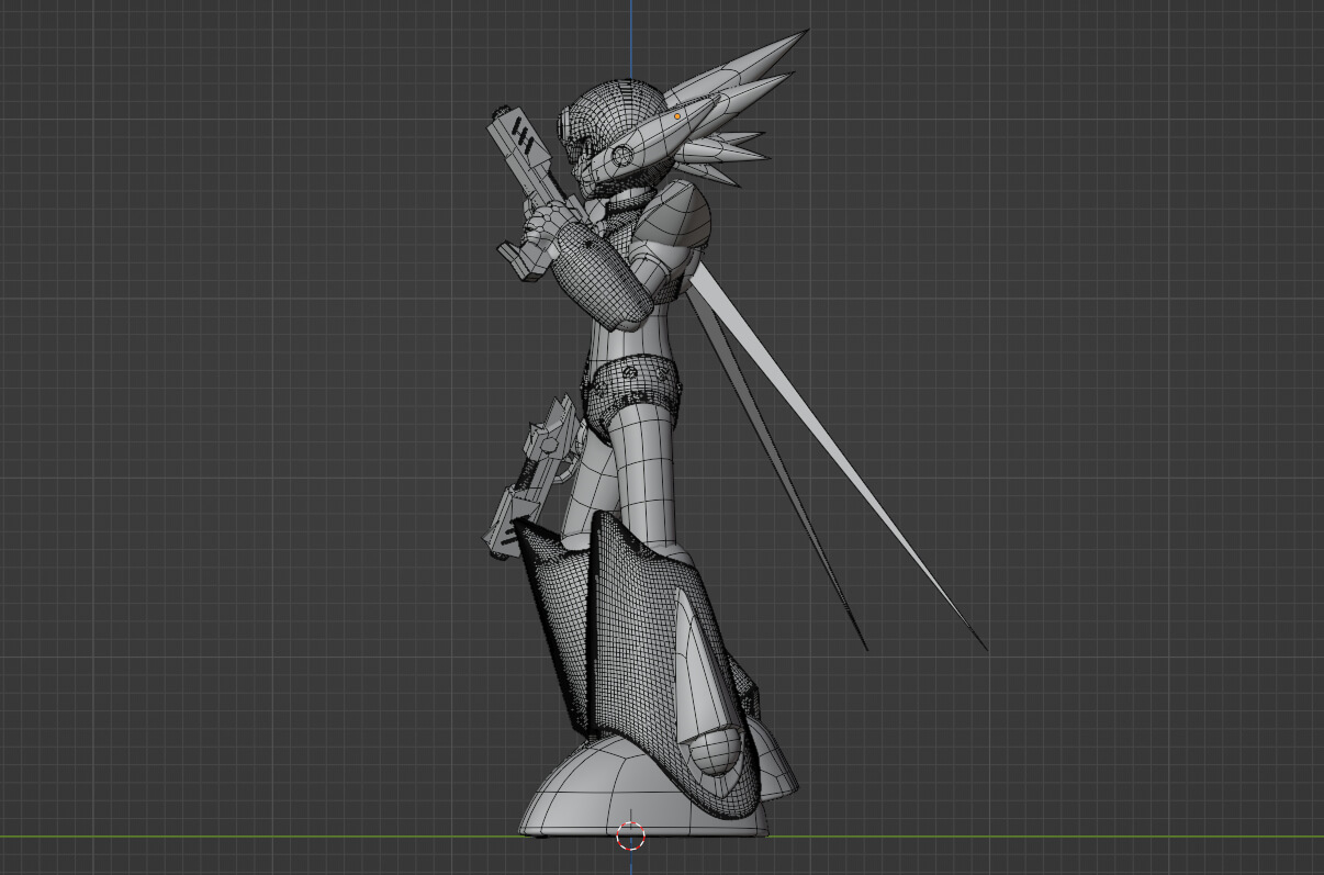 AXL - MegaMan X7 3D Model by Summerforce