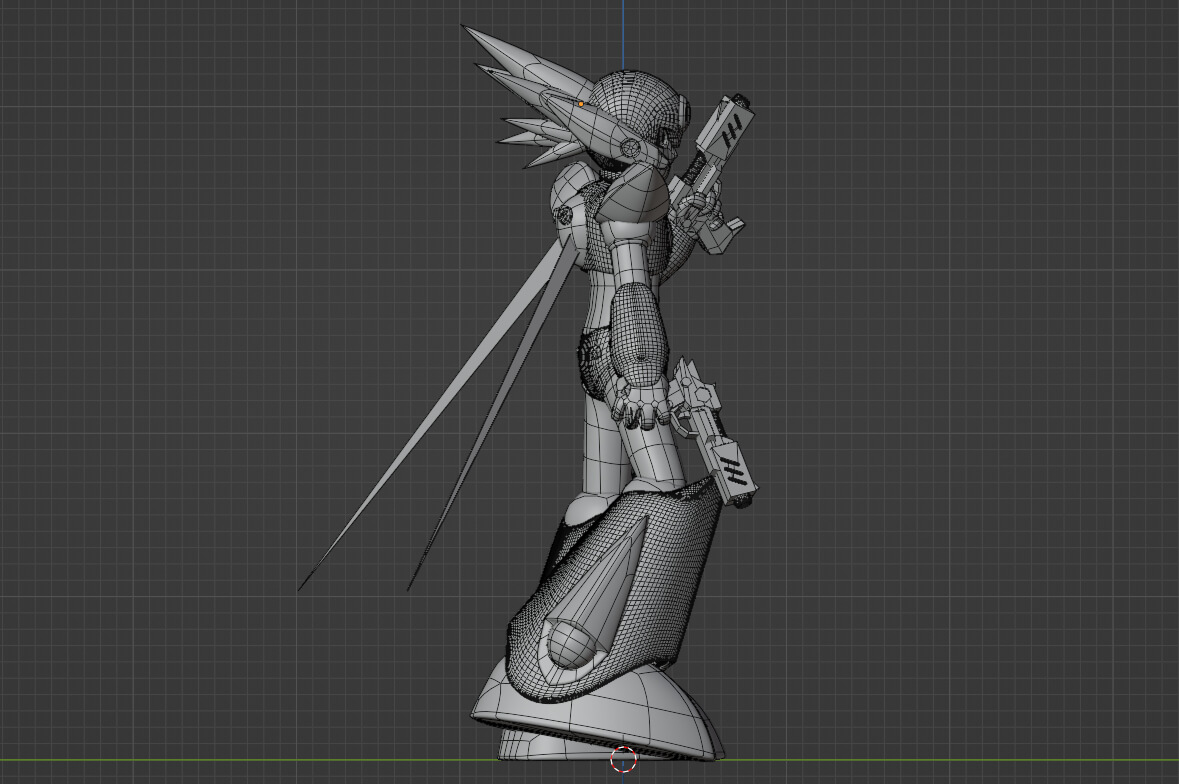 AXL - MegaMan X7 3D Model by Summerforce