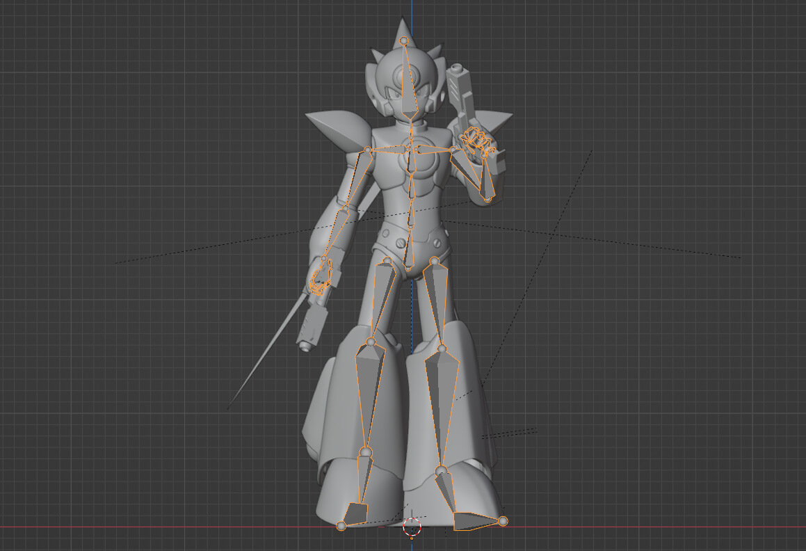 AXL - MegaMan X7 3D Model by Summerforce