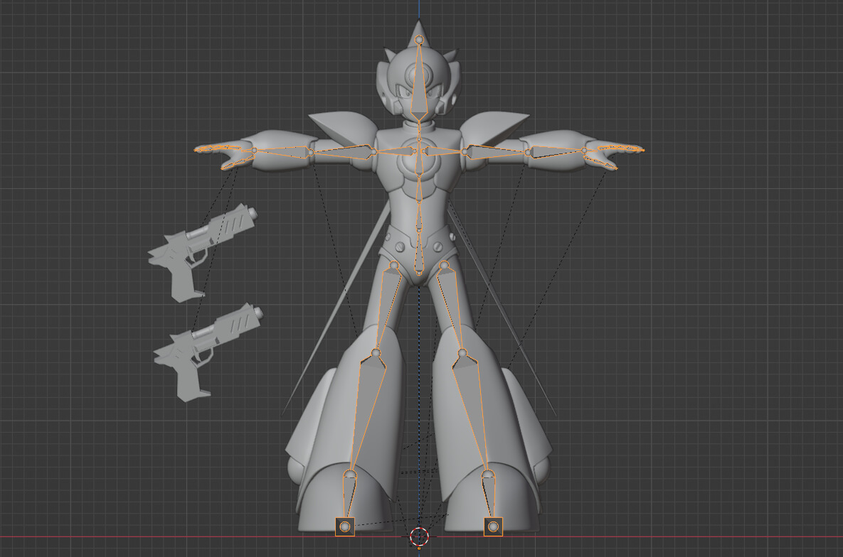 AXL - MegaMan X7 3D Model by Summerforce