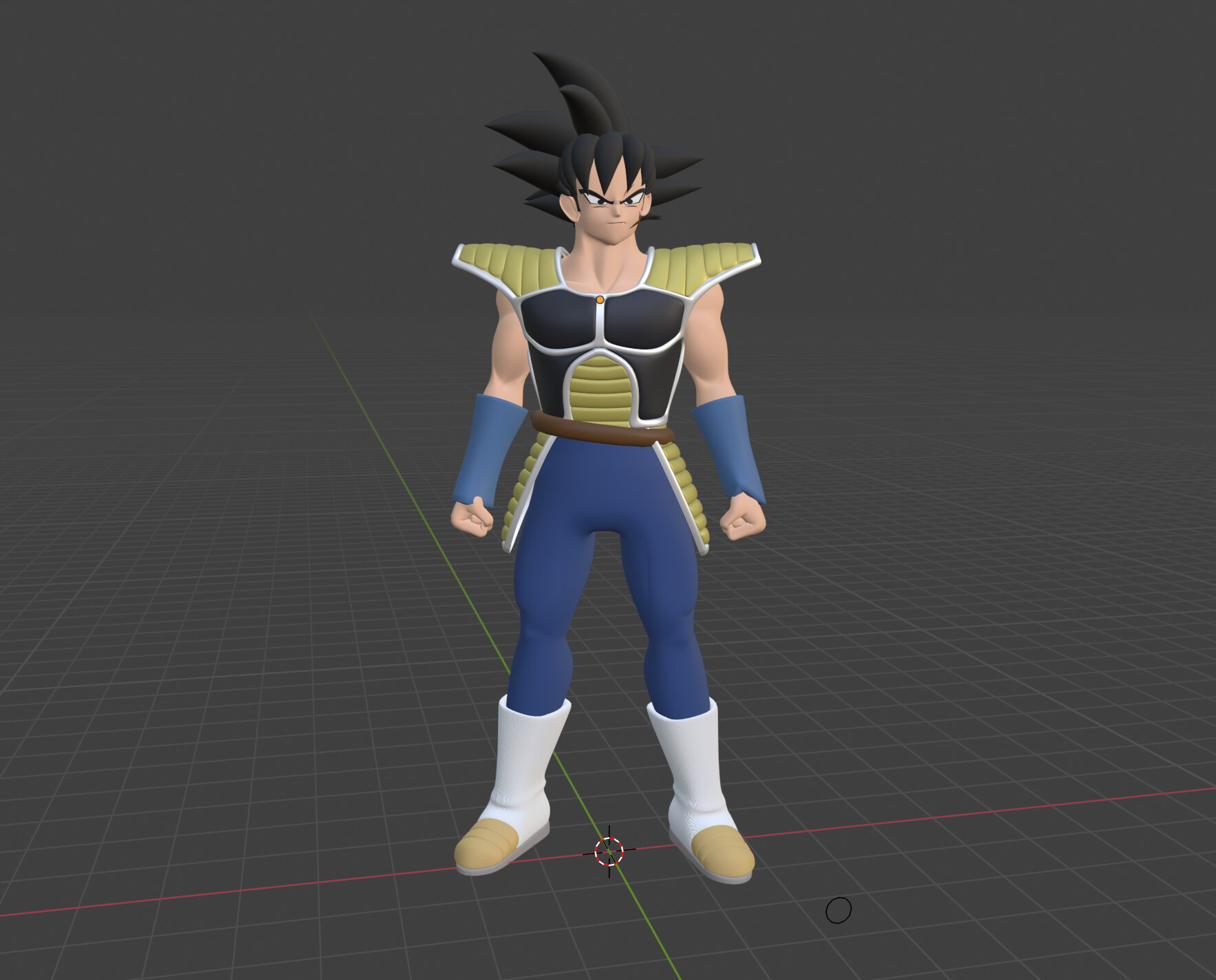 Bardock - Dragonball Super 3D Model by Summerforce