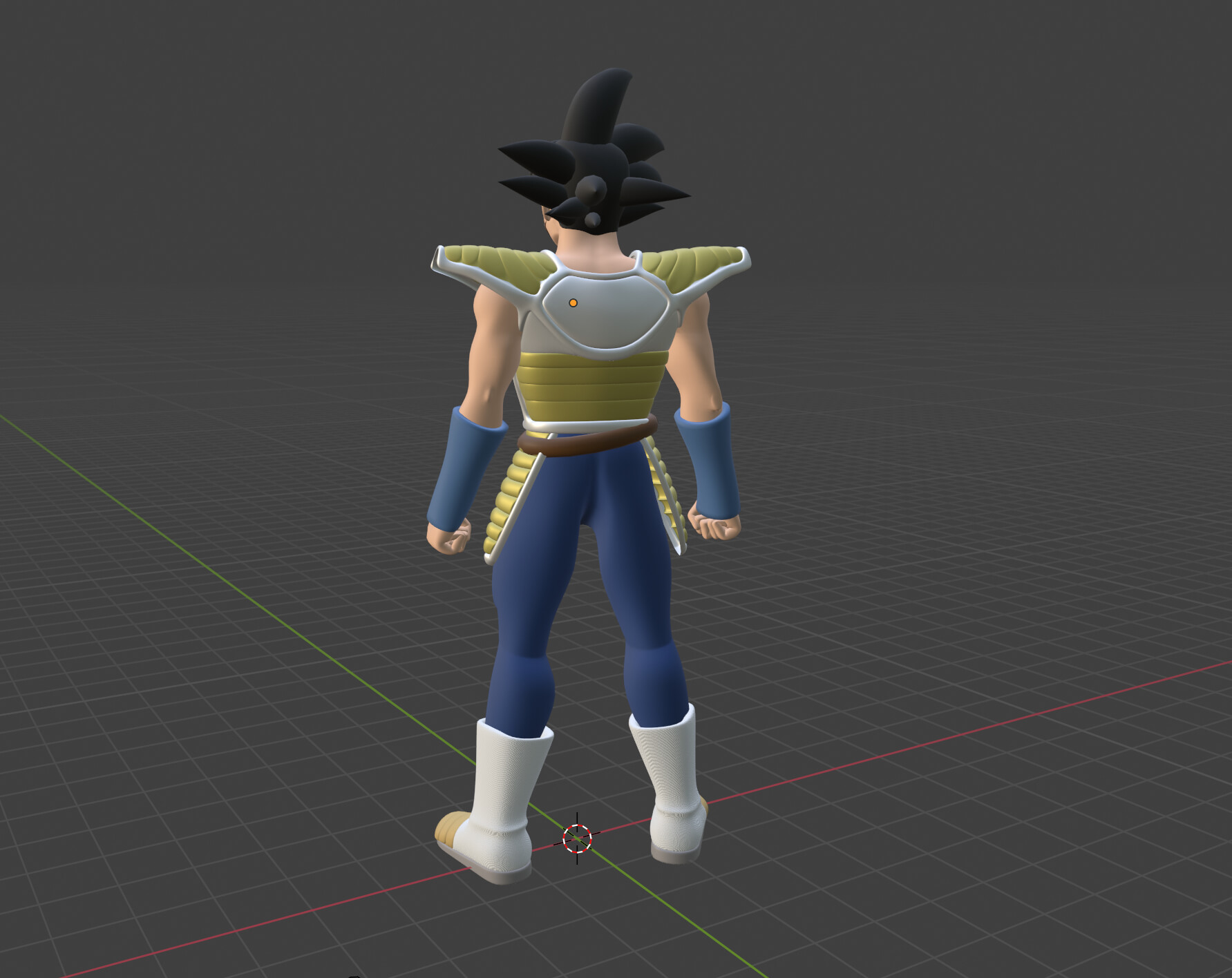 Bardock - Dragonball Super 3D Model by Summerforce