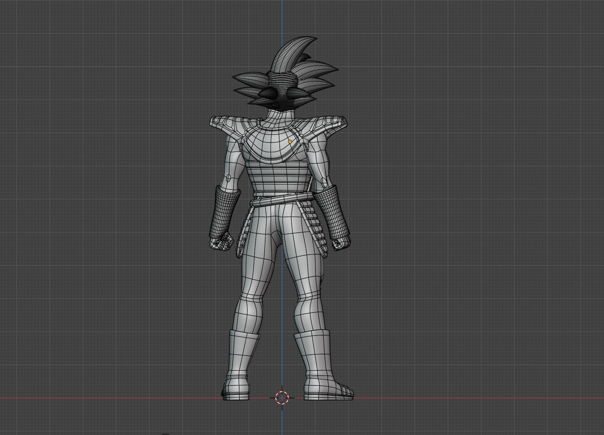 Bardock - Dragonball Super 3D Model by Summerforce