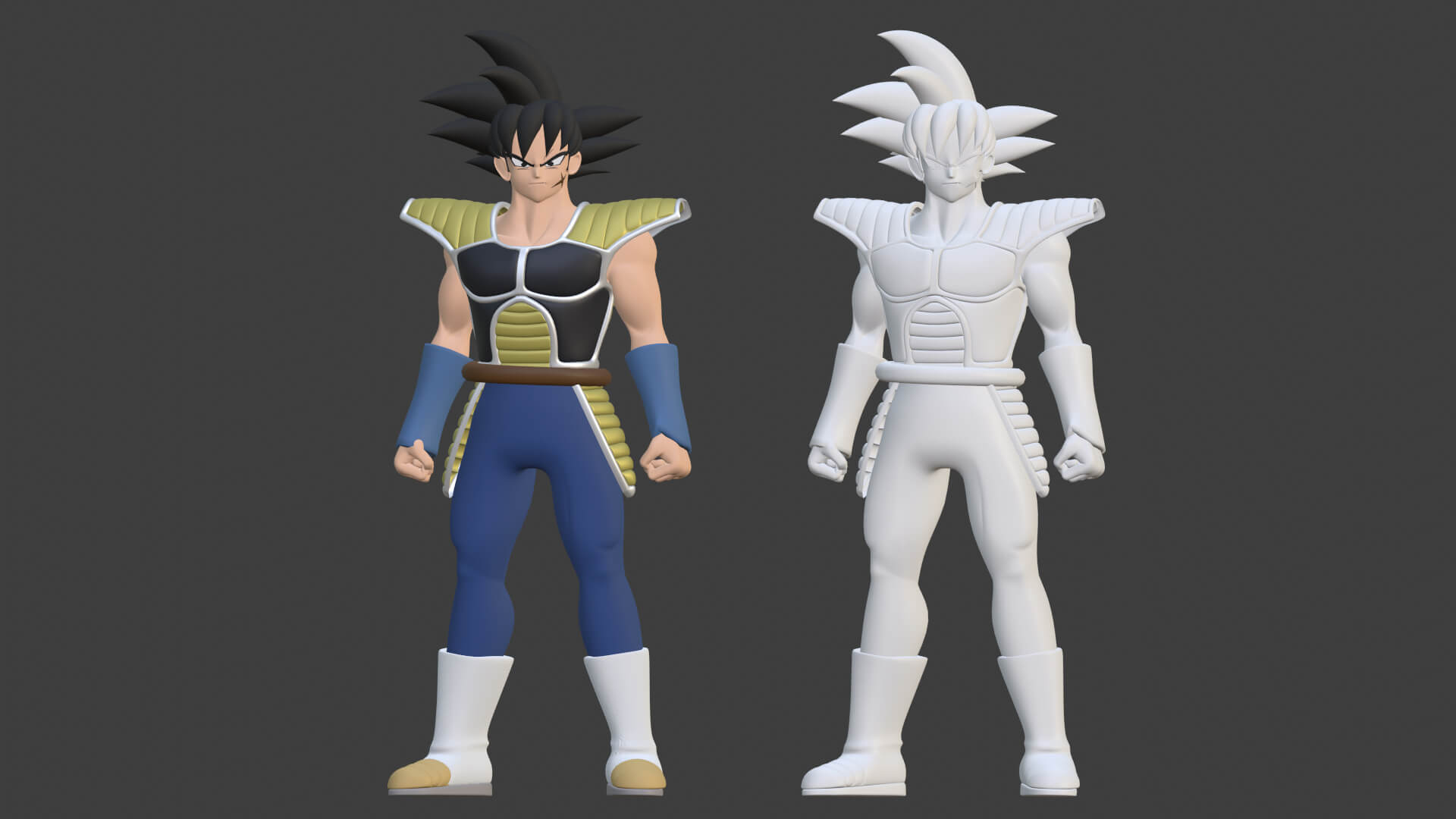 Bardock - Dragonball Super 3D Model by Summerforce