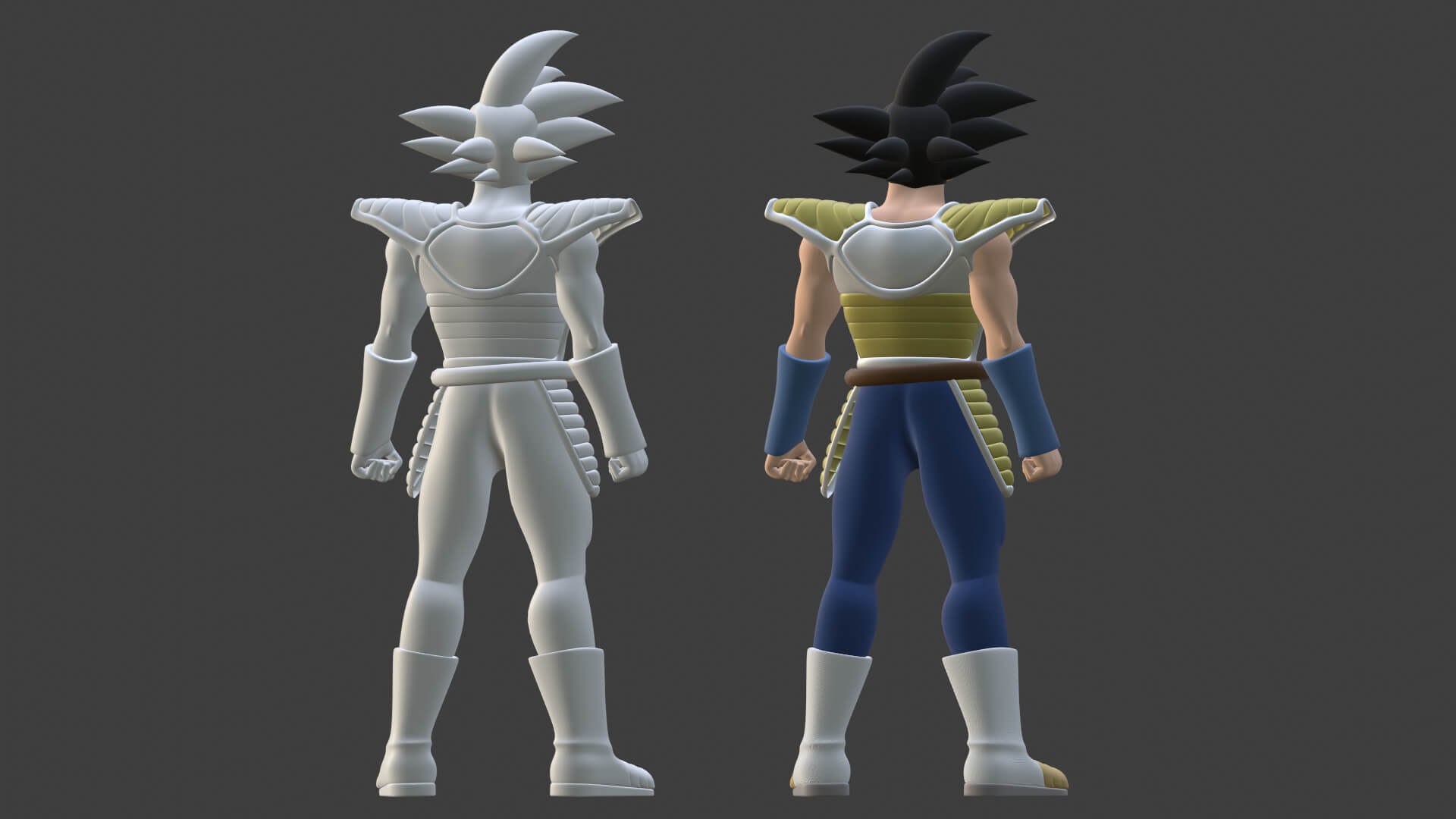 Bardock - Dragonball Super 3D Model by Summerforce