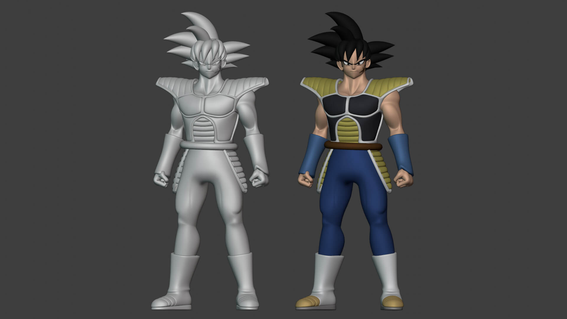 Bardock - Dragonball Super 3D Model by Summerforce