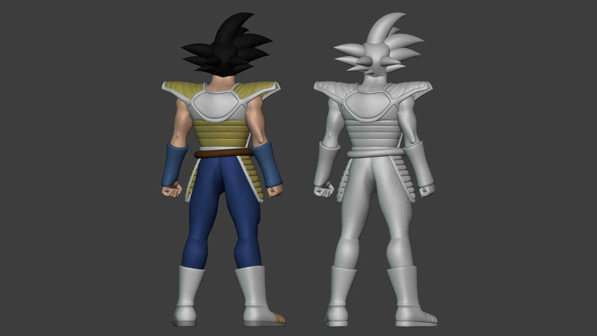 Bardock - Dragonball Super 3D Model by Summerforce