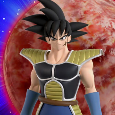 Bardock - Dragonball Super 3D Model by Summerforce