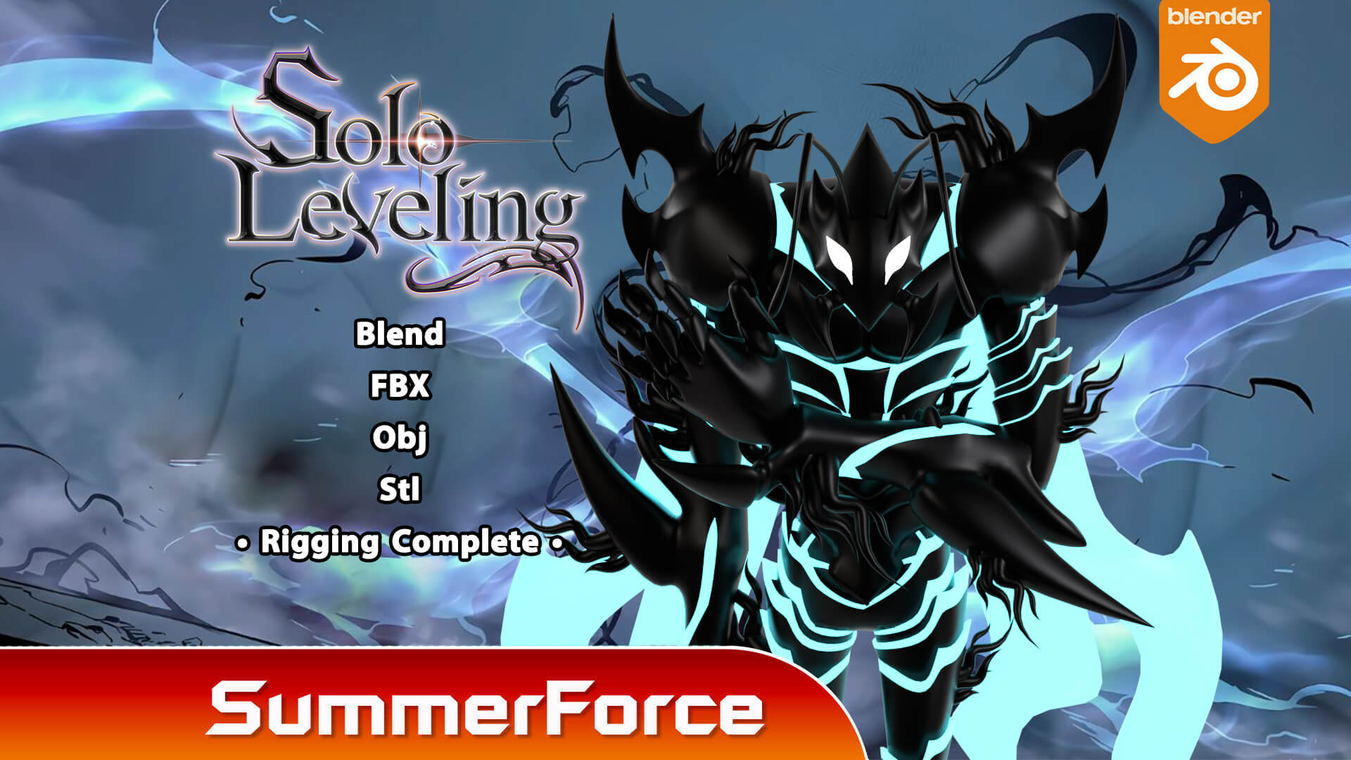 Beru Shadow - Solo Leveling 3D Model by Summerforce