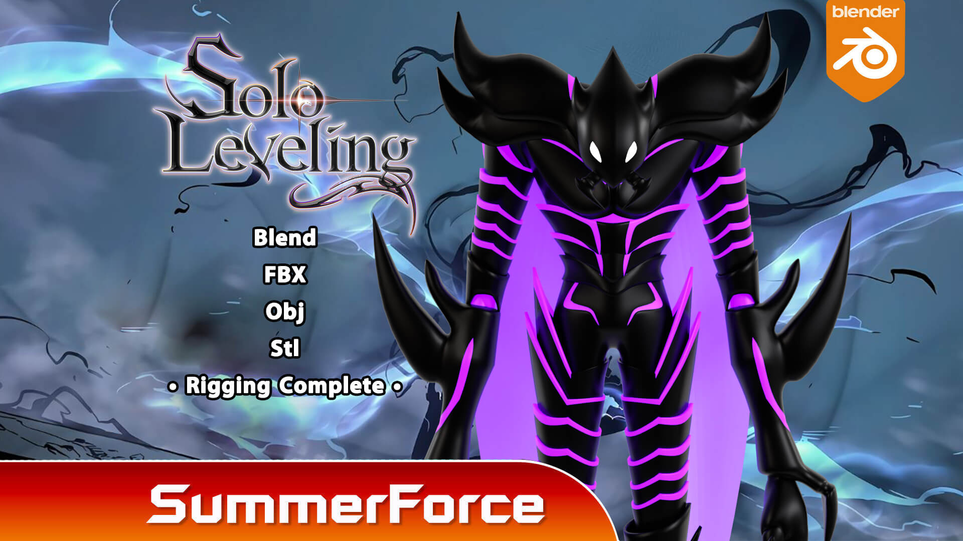 Beru - Solo Leveling 3D Model by Summerforce