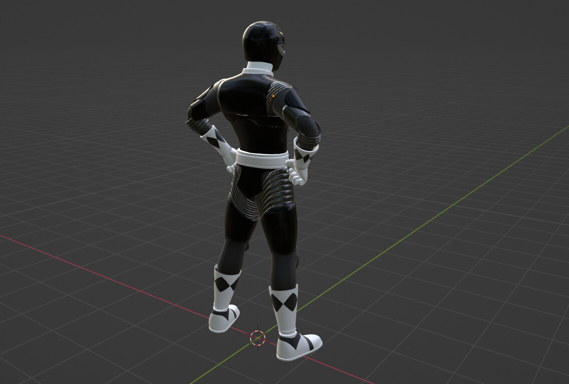 Black Ranger - Mighty Morphin Power Rangers The Movie 3D Model by ...
