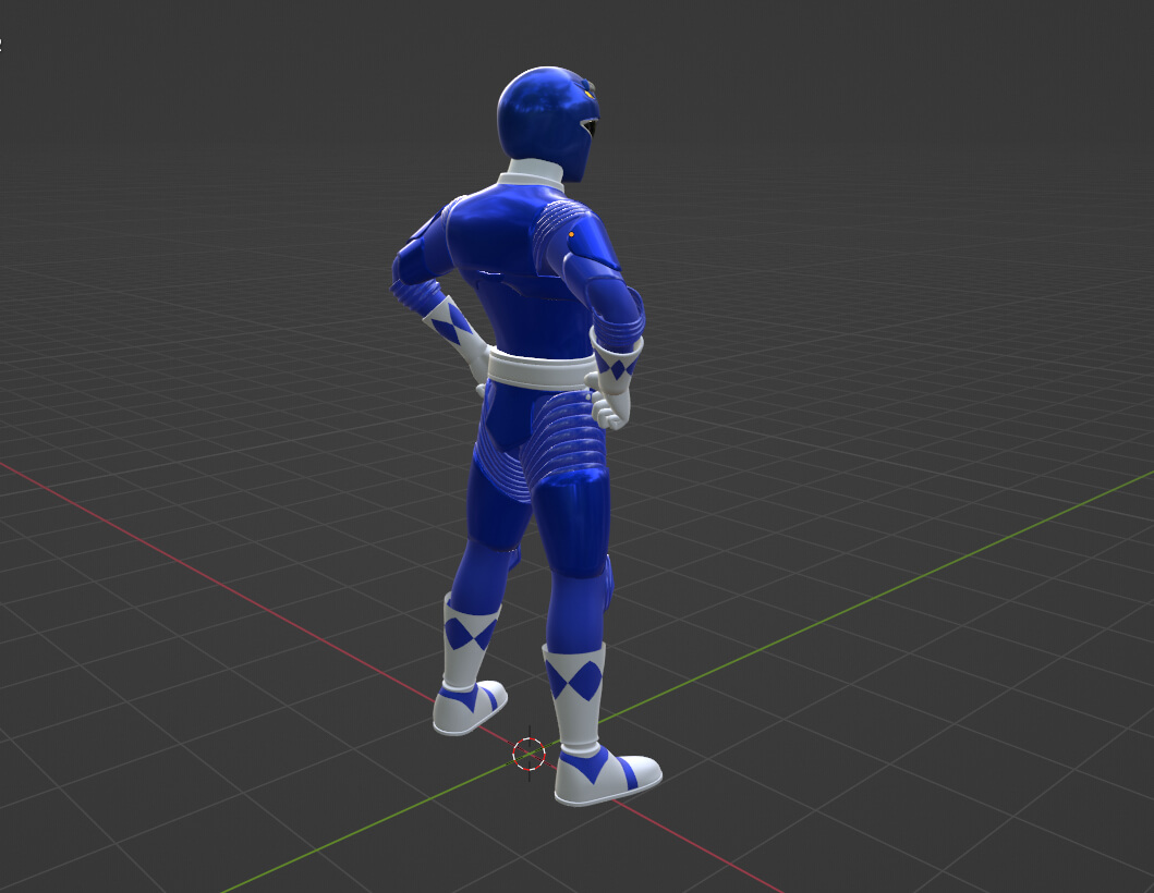 Blue Ranger - Mighty Morphin Power Rangers The Movie 3D Model by ...