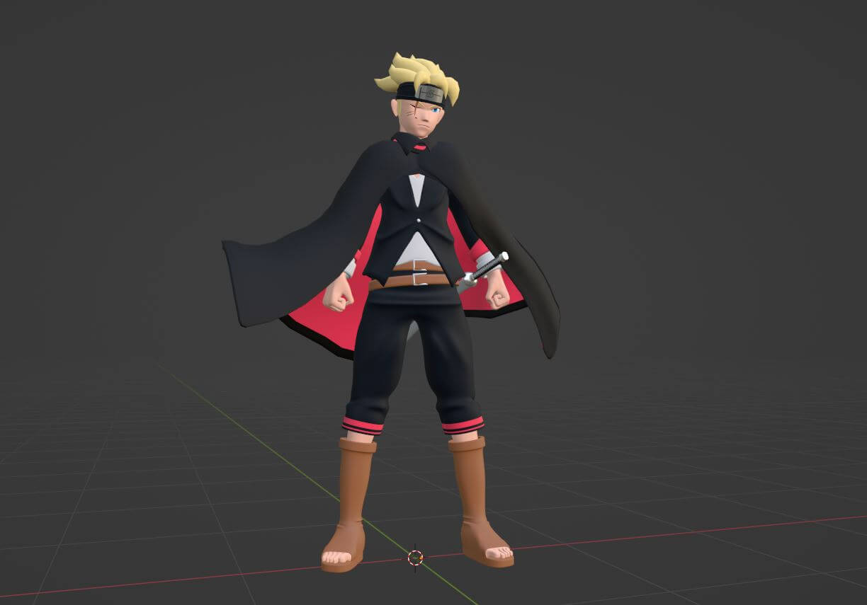 Boruto Uzumaki - Boruto Two Blue Vortex 3D Model by Summerforce