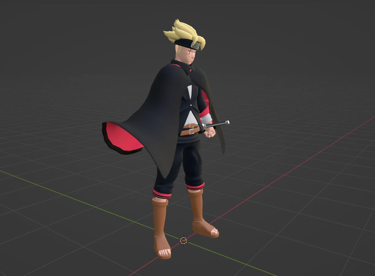 Boruto Uzumaki - Boruto Two Blue Vortex 3D Model by Summerforce