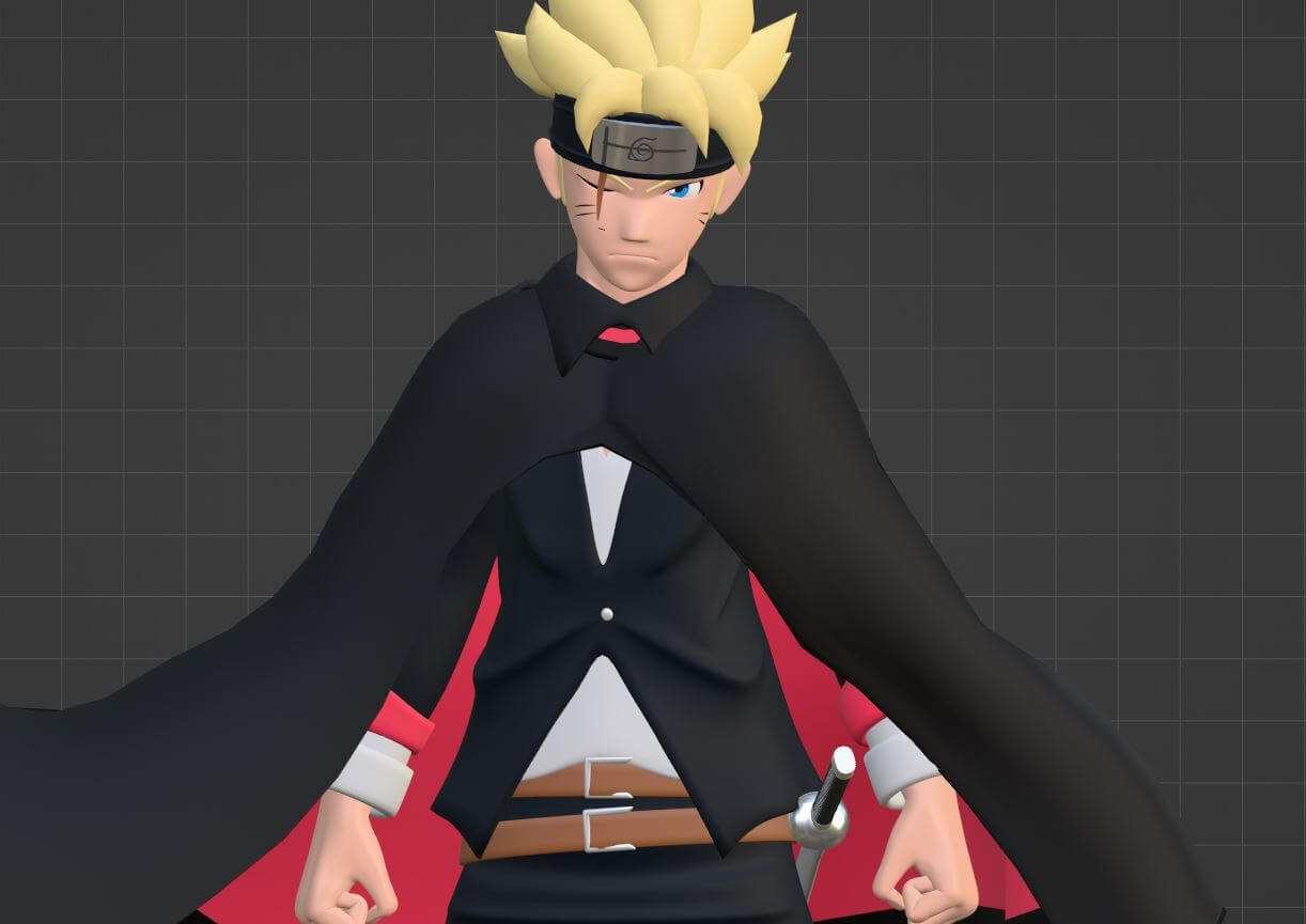 Boruto Uzumaki - Boruto Two Blue Vortex 3D Model by Summerforce