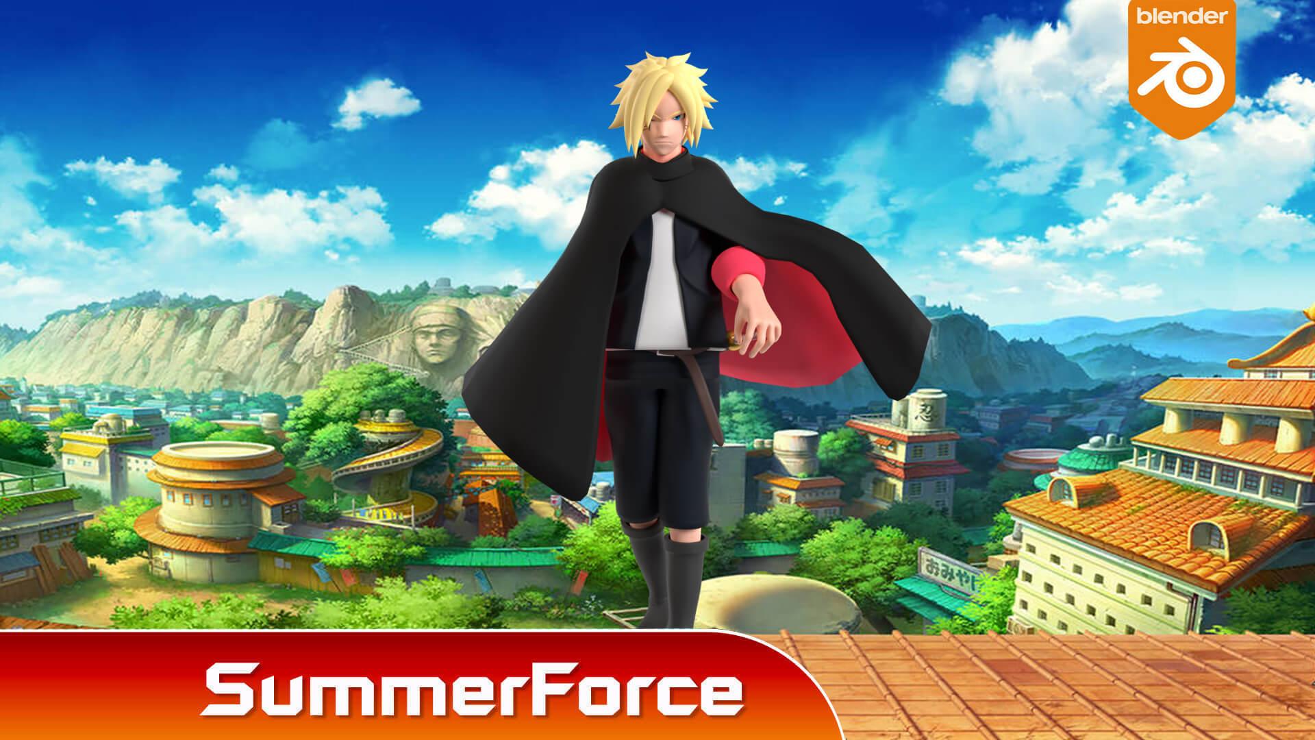 Boruto Uzumaki - Naruto Shippuden 3D Model by Summerforce