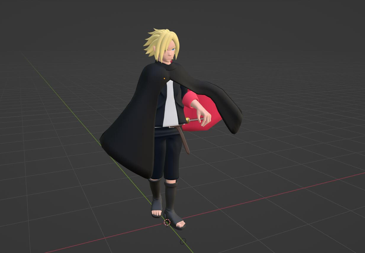 Boruto Uzumaki - Naruto Shippuden 3D Model by Summerforce