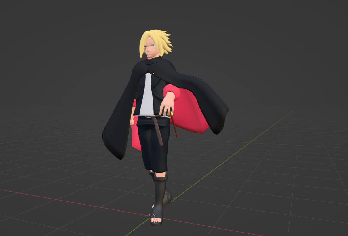 Boruto Uzumaki - Naruto Shippuden 3D Model by Summerforce