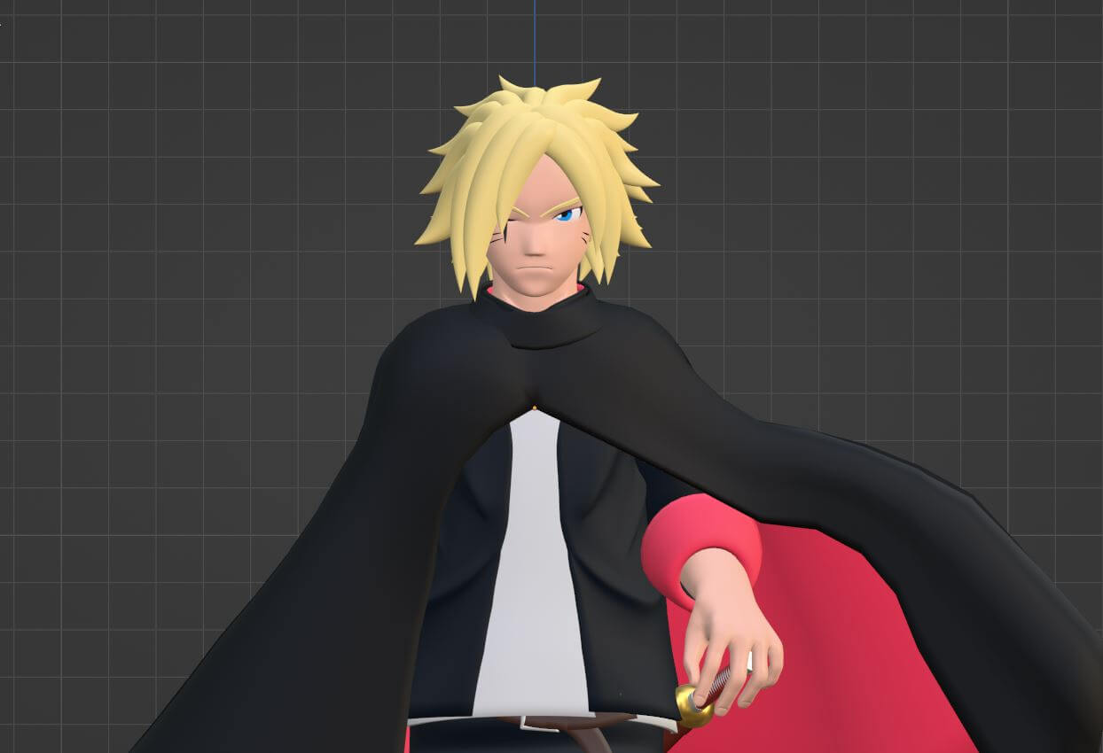 Boruto Uzumaki - Naruto Shippuden 3D Model by Summerforce