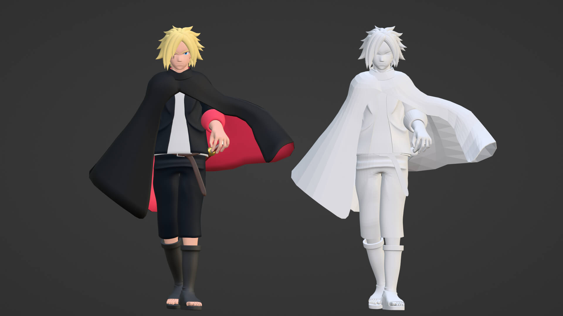 Boruto Uzumaki - Naruto Shippuden 3D Model by Summerforce