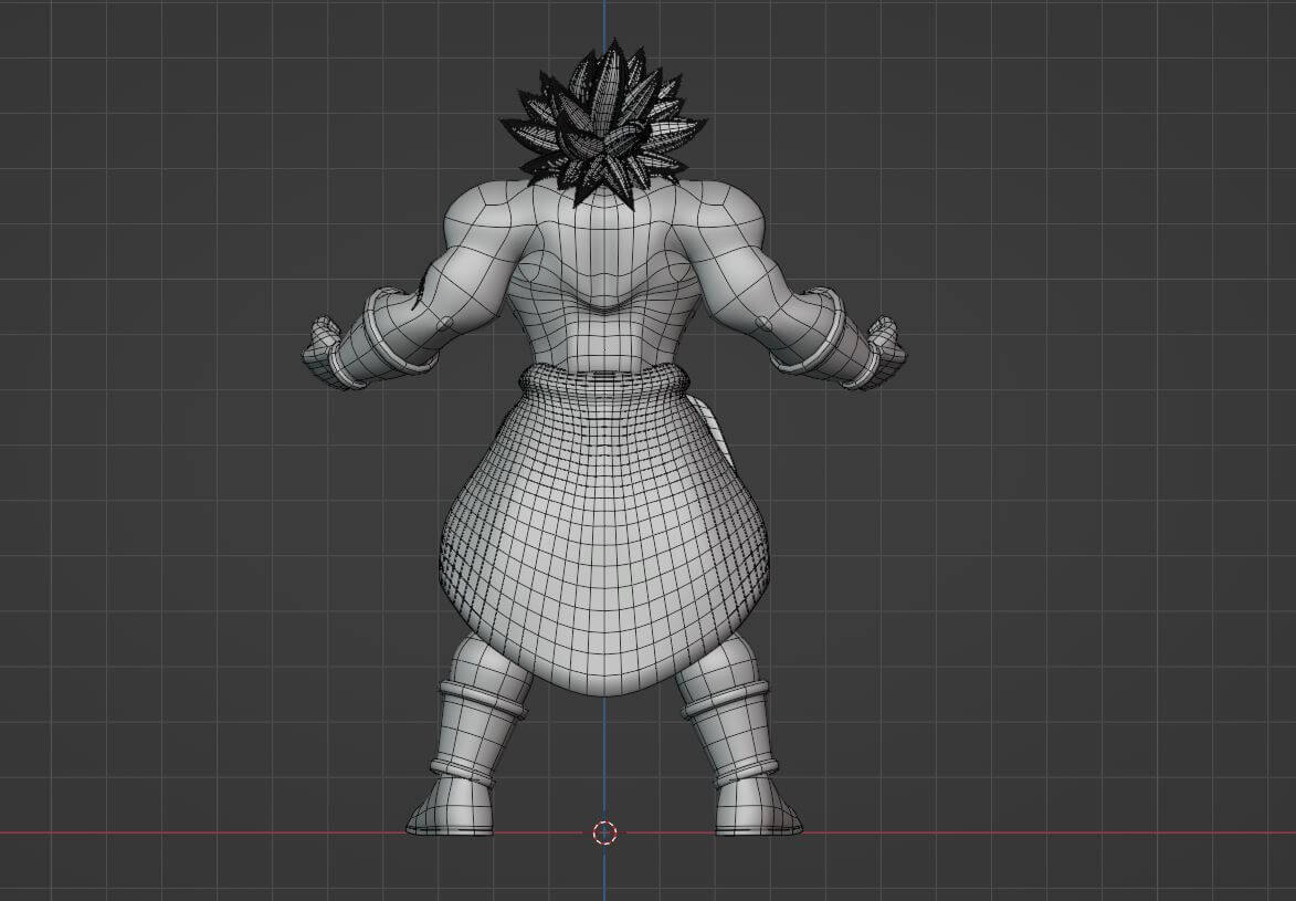 Broly Legendary Super Saiyan - Dragonball Super 3D Model by Summerforce