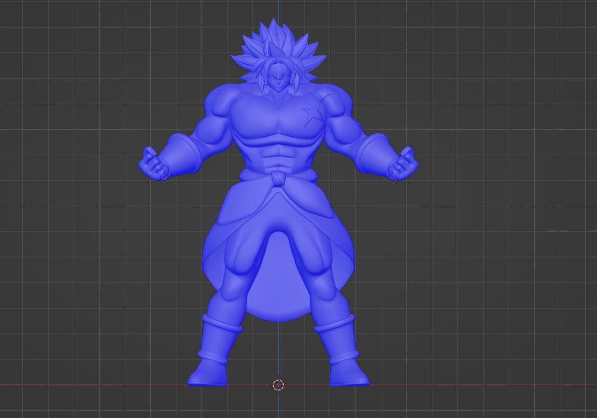 Broly Legendary Super Saiyan - Dragonball Super 3D Model by Summerforce