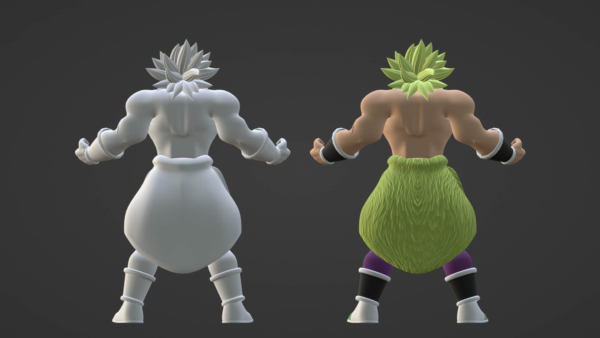 Broly Legendary Super Saiyan - Dragonball Super 3D Model by Summerforce