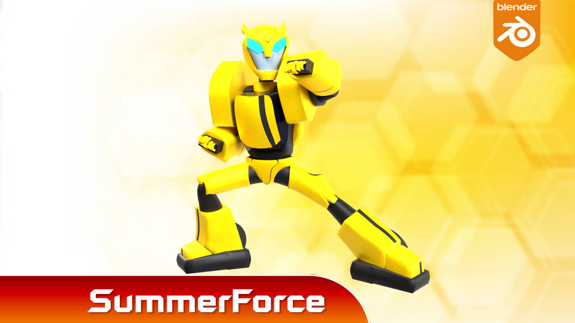 Bumblebee - Transformers Animated 3D Model by Summerforce