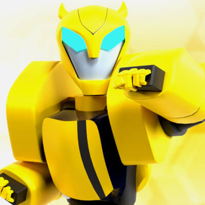 Bumblebee - Transformers Animated 3D Model by Summerforce