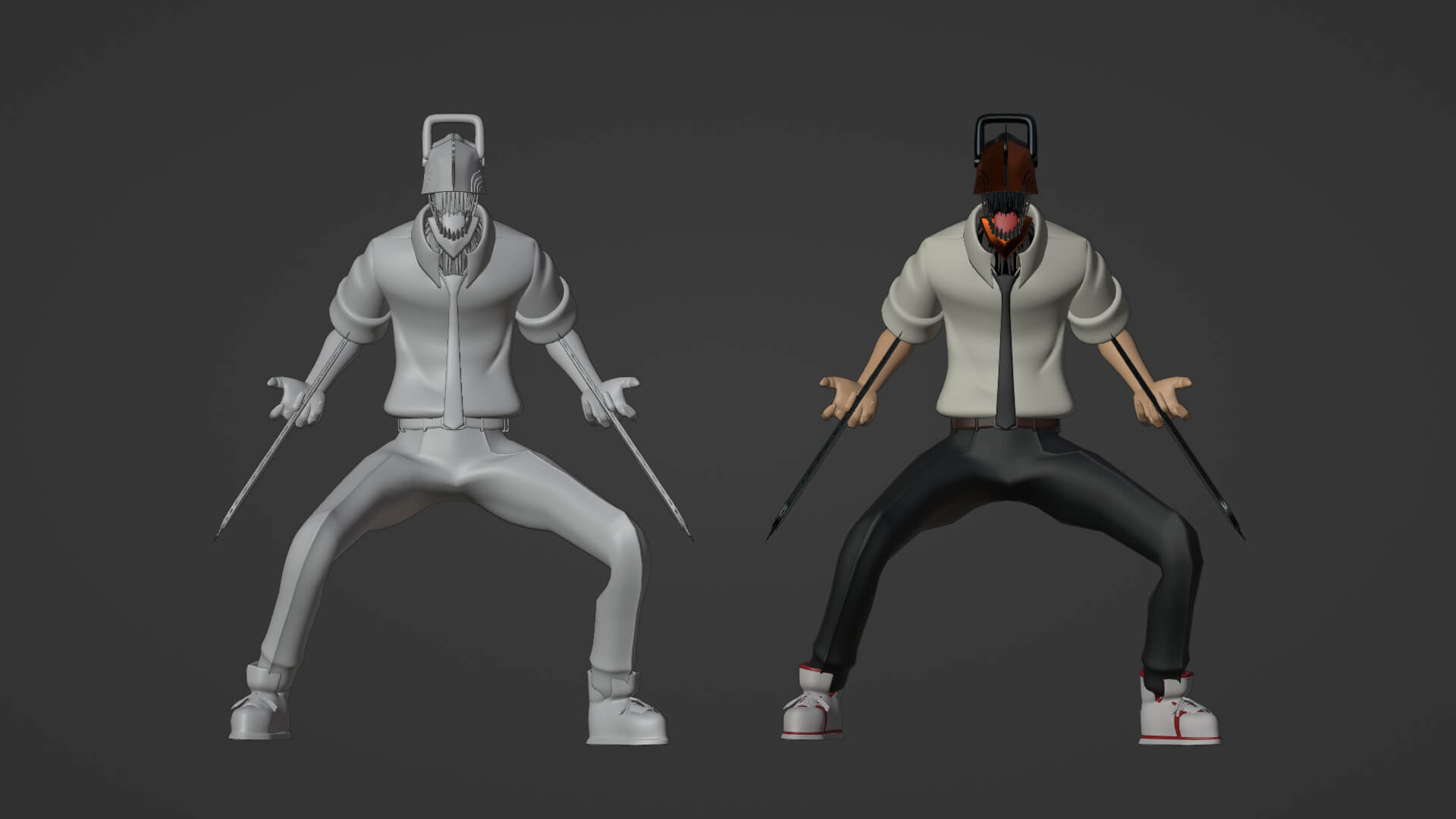 Chainsawman - Chainsaw Man 3D Model by Summerforce