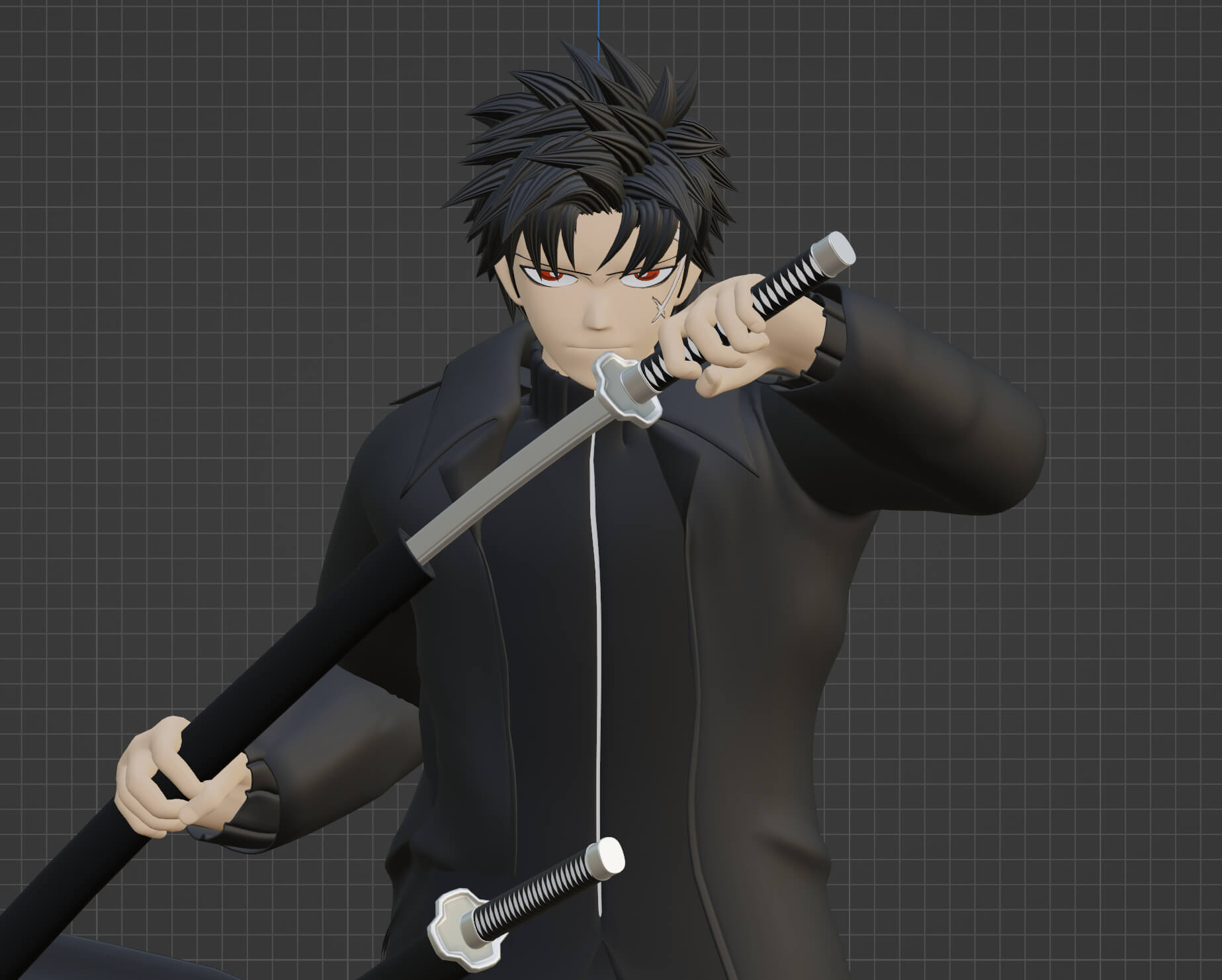 Chihiro Rokuhira - Kagura Bachi 3D Model by Summerforce