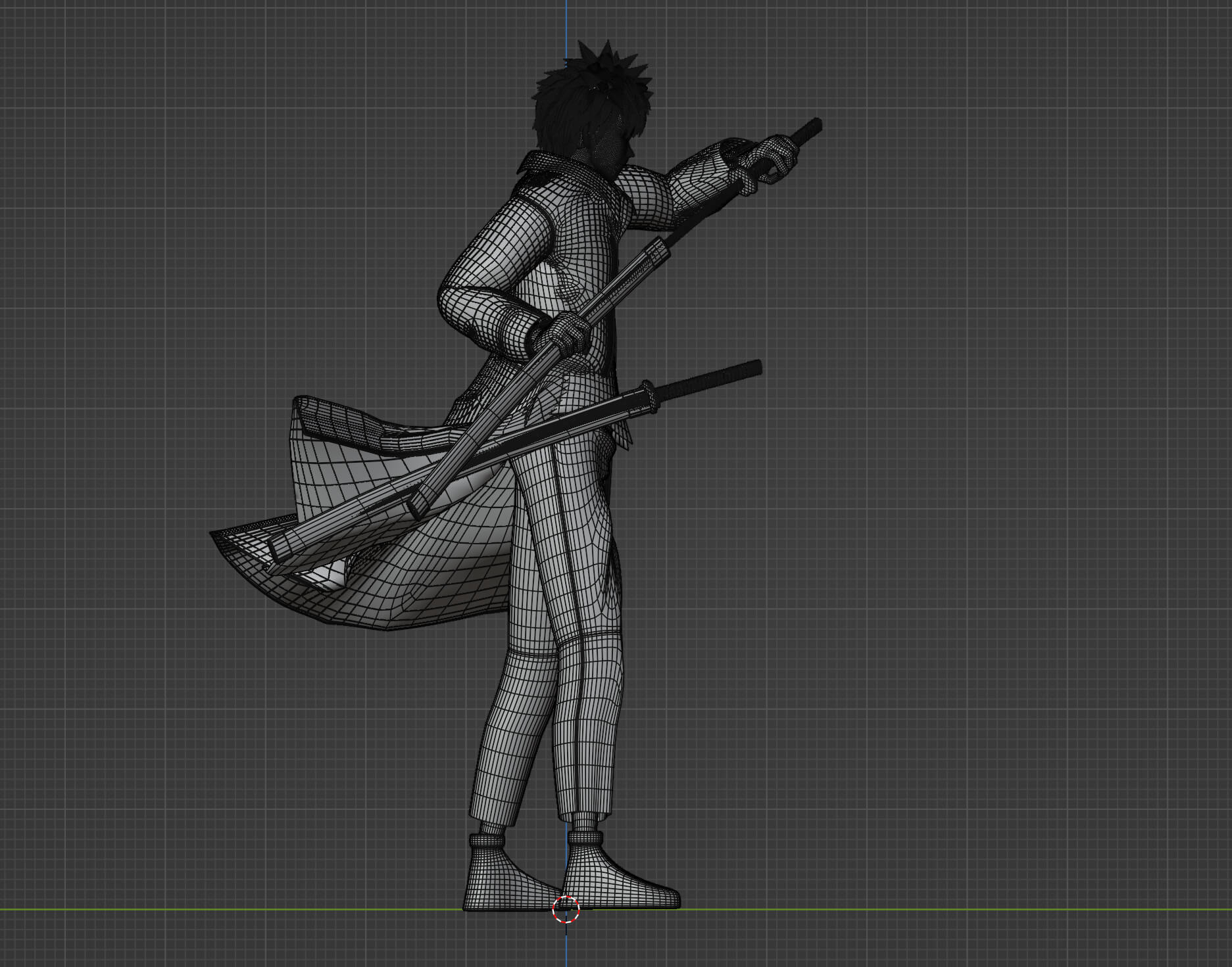 Chihiro Rokuhira - Kagura Bachi 3D Model by Summerforce