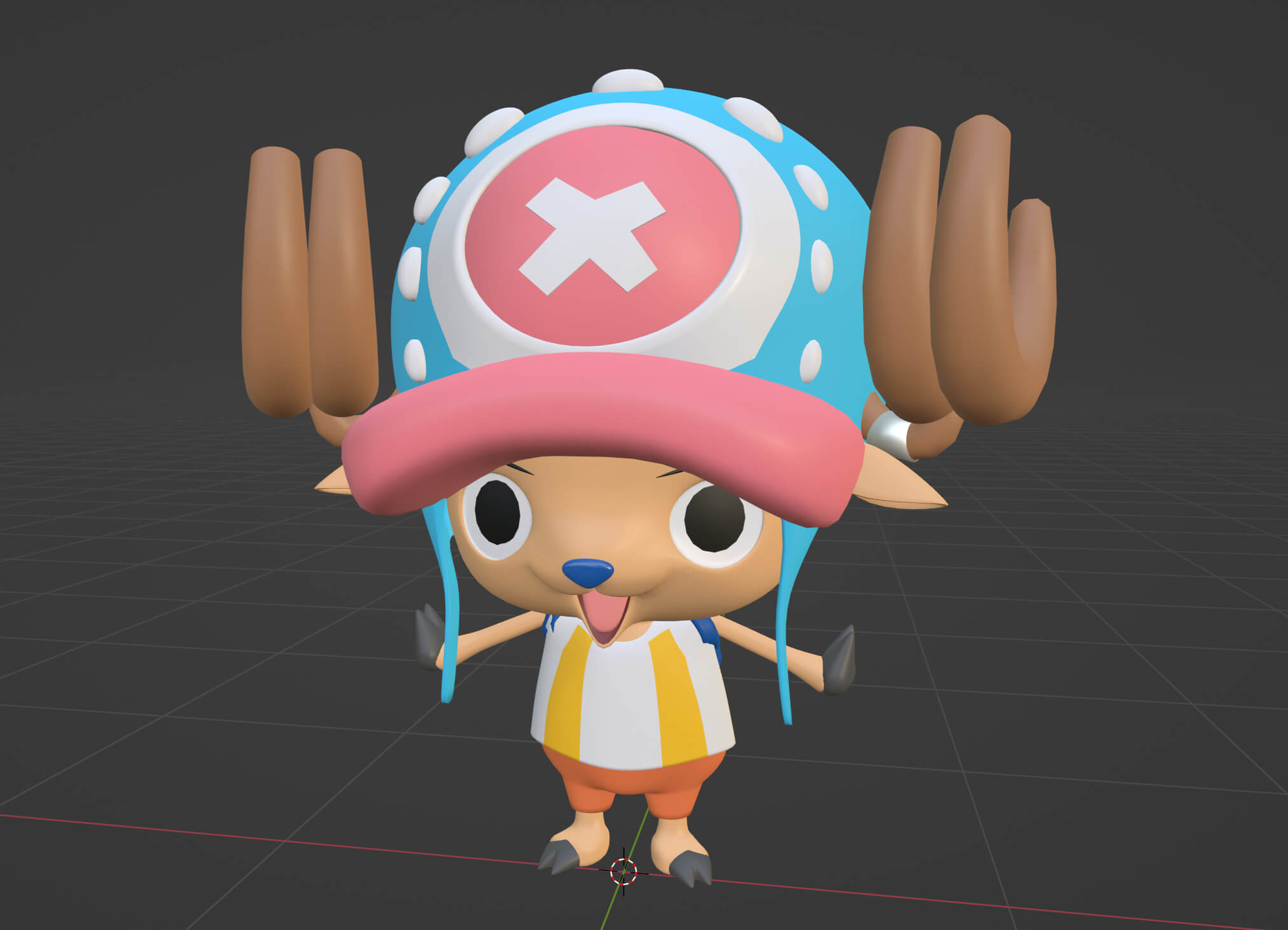 Tony Tony Chopper Wcf - One Piece 3D Model by Summerforce