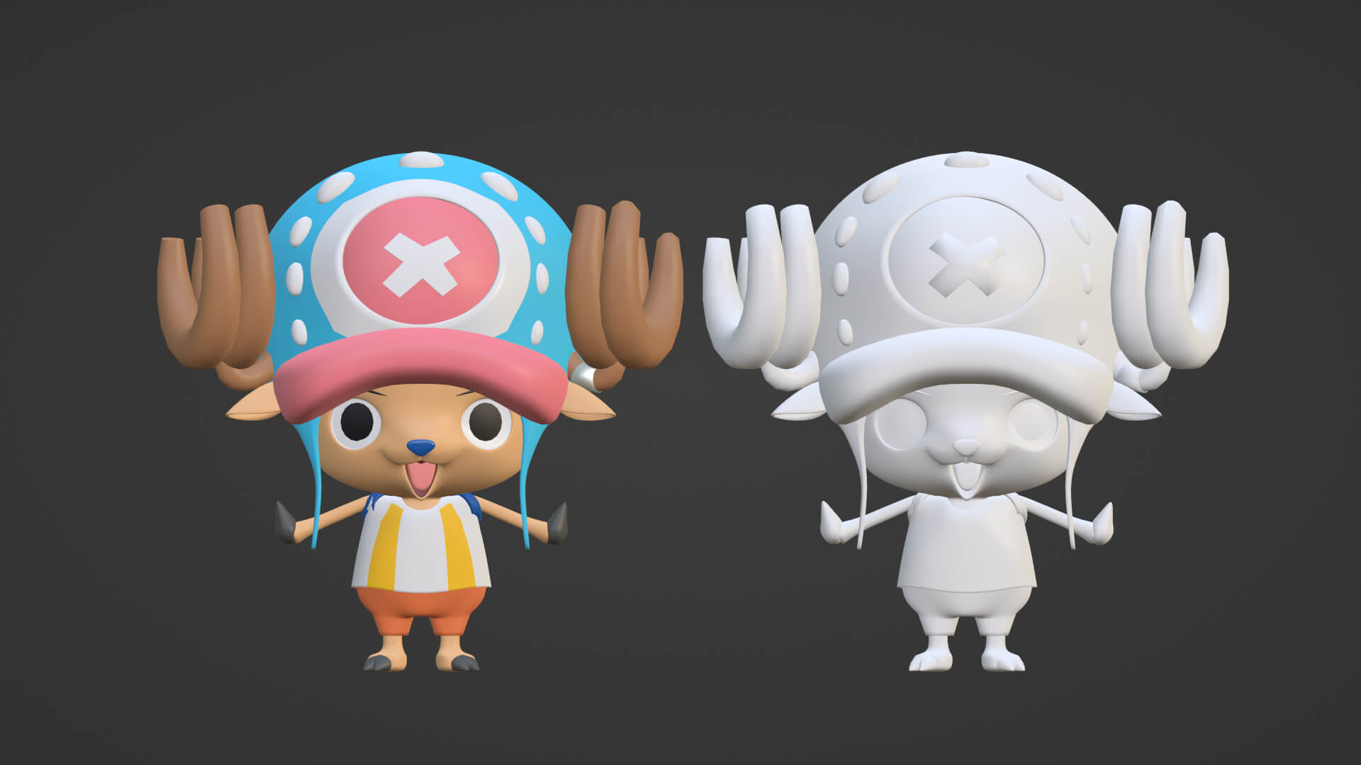 Tony Tony Chopper SD - One Piece 3D Model by Summerforce