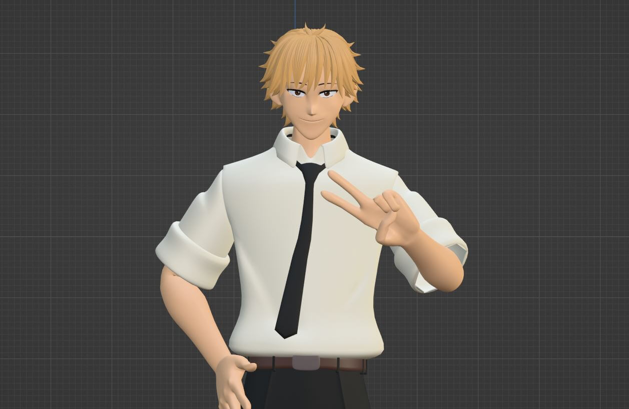 Denji - Chainsaw Man 3D Model by Summerforce