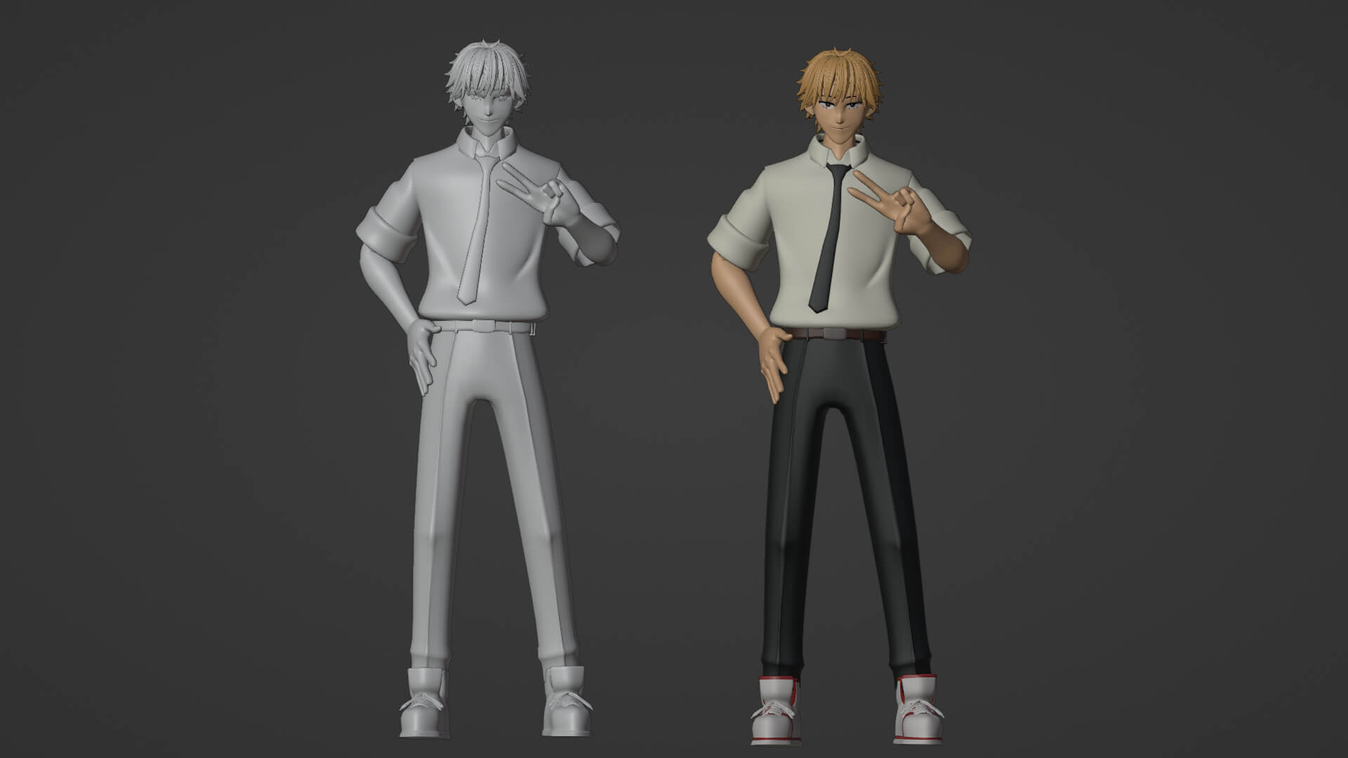 Denji - Chainsaw Man 3D Model by Summerforce