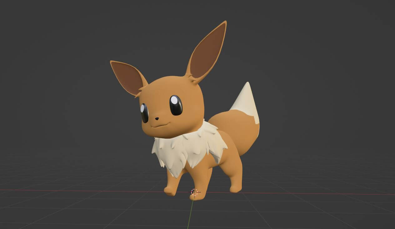 Eevee - Pokemon 3D Model by Summerforce