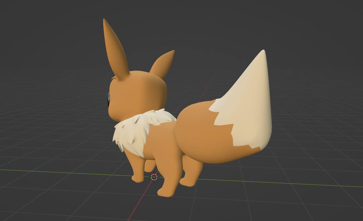 Eevee - Pokemon 3D Model by Summerforce